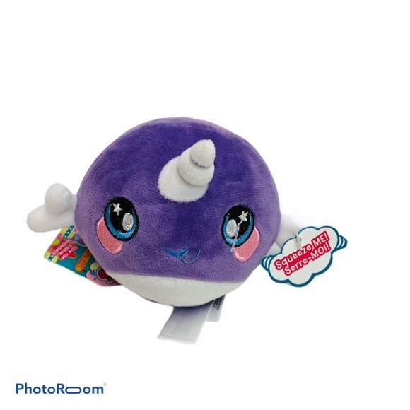 Squeezamals | Toys | Squeezamals Kate The Unicorn Grape Scented Plush ...
